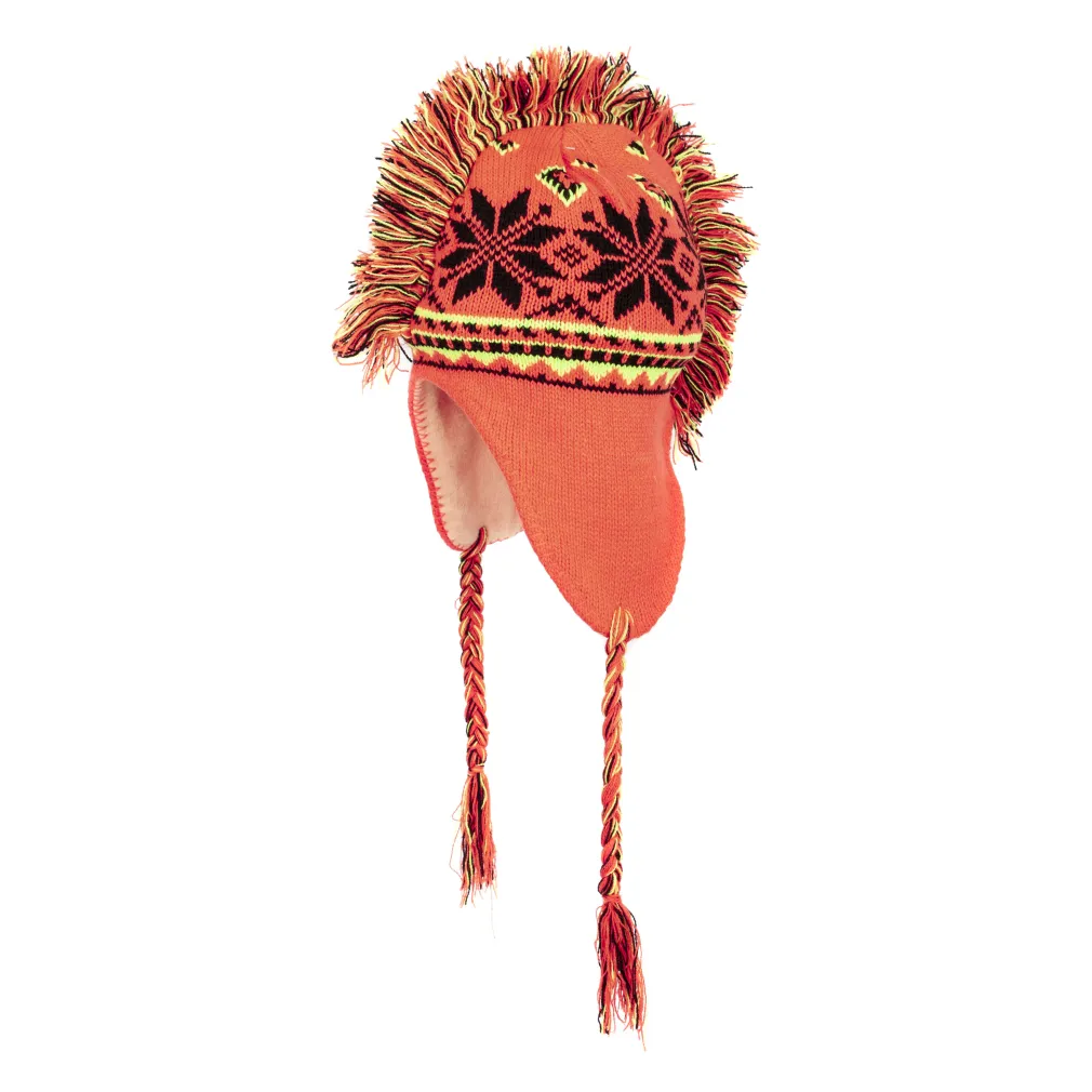 W269F Warm Knitted Hat Mohawk – Sklepmatrix